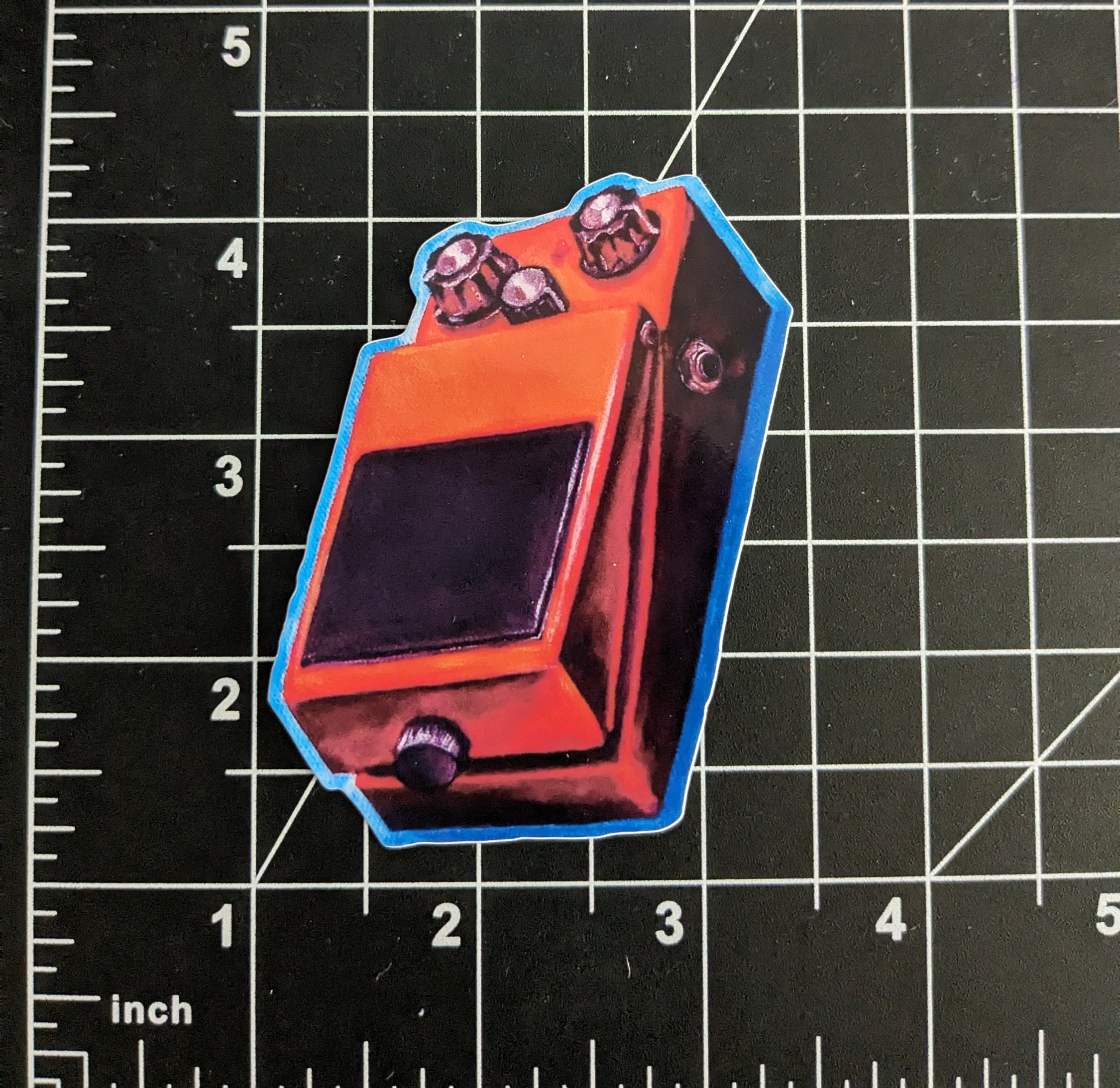 Guitar Pedal Vinyl 3 Stickers Big Muff Boss Distortion Original Artwork ...