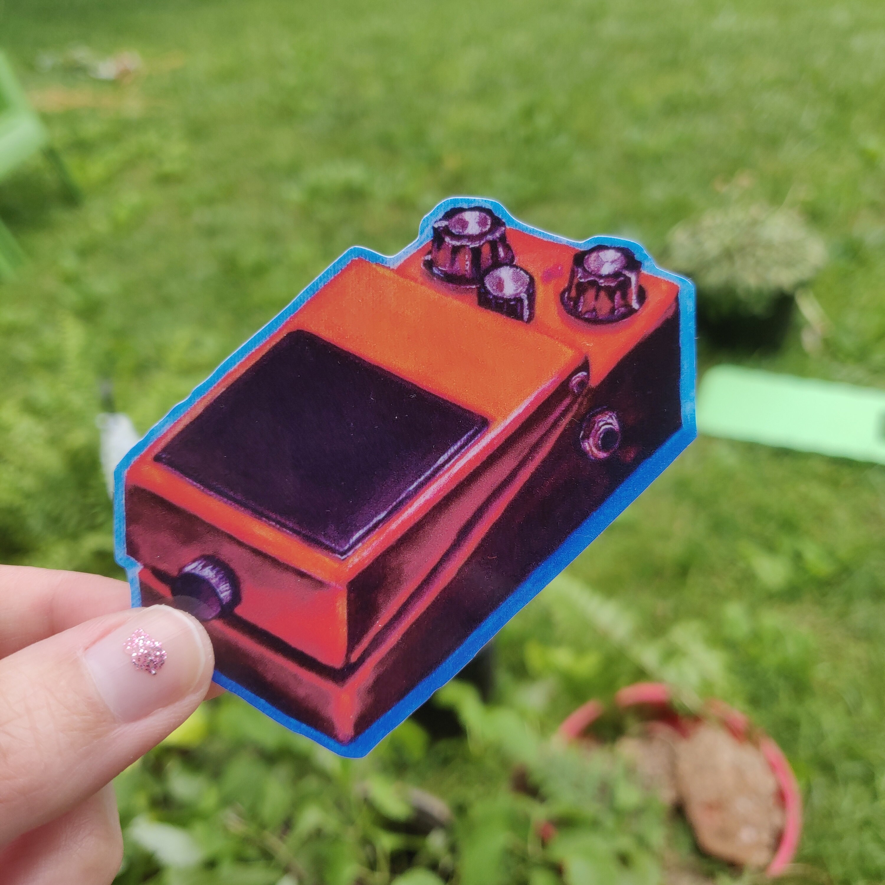 Guitar Pedal Vinyl 3 Stickers Big Muff Boss Distortion Original Artwork ...