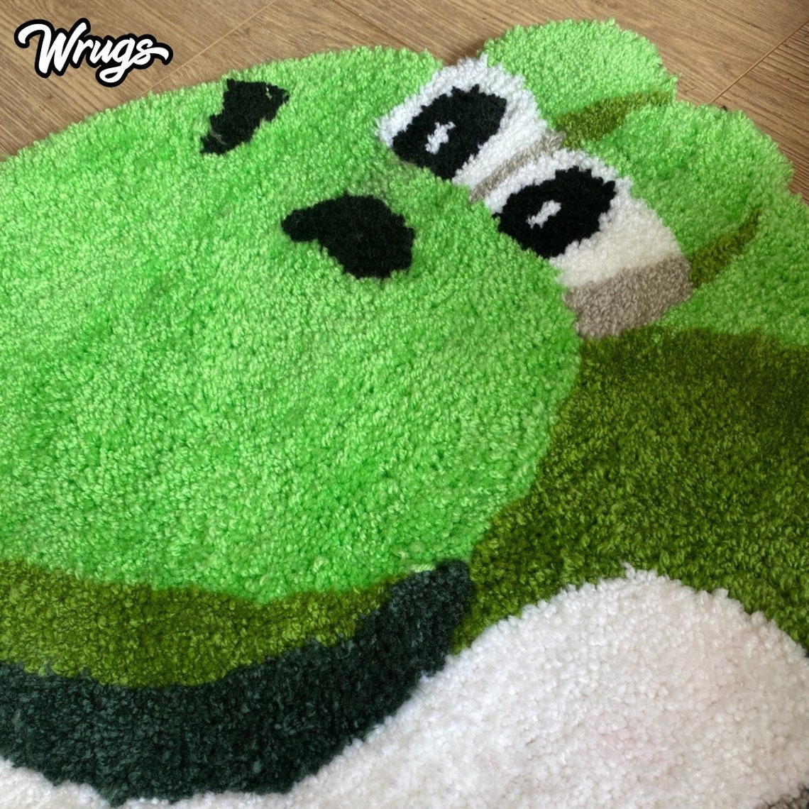 Fat Chonk Yoshi Super Mario Tufted Meme Rug Custom Rug | Etsy
