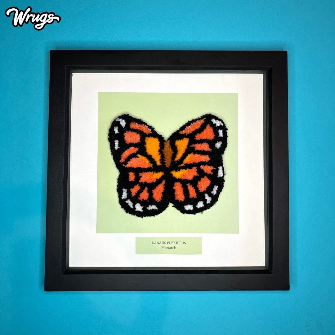 Monarch Tufted Butterfly Danaus Plexippus Tufted Taxidermy | Etsy