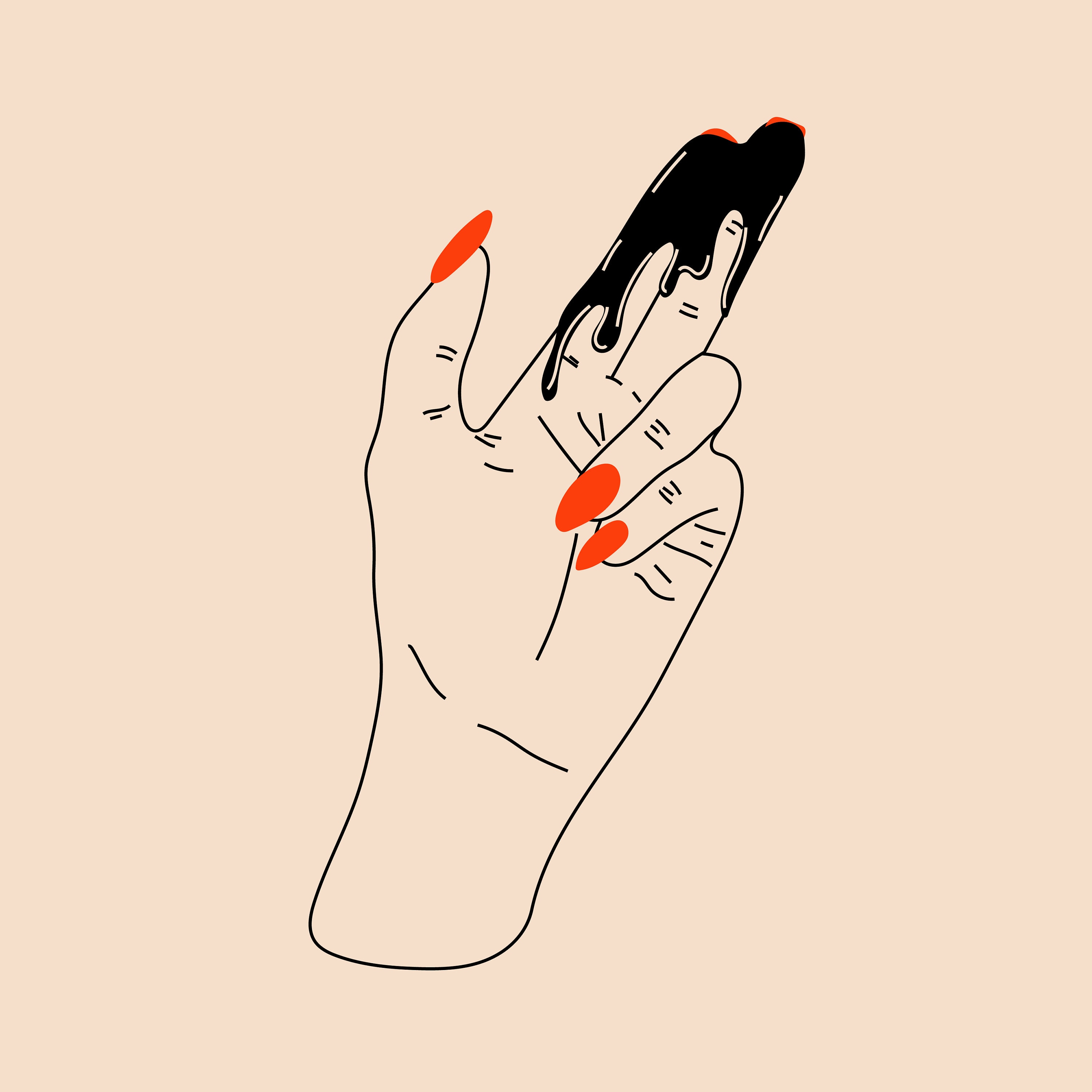 Set Of 3 Sexual Hand Gestures Etsy 8642