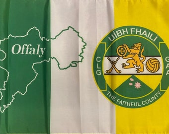 County Offaly Flag - Etsy