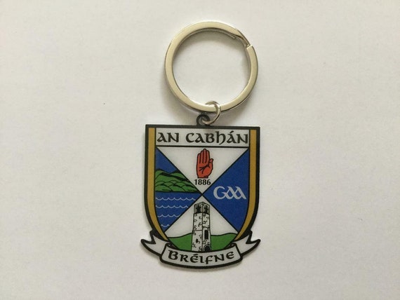 Key Rings MEATH Official ALL IRELAND GAA County crest ultra thin metal ...
