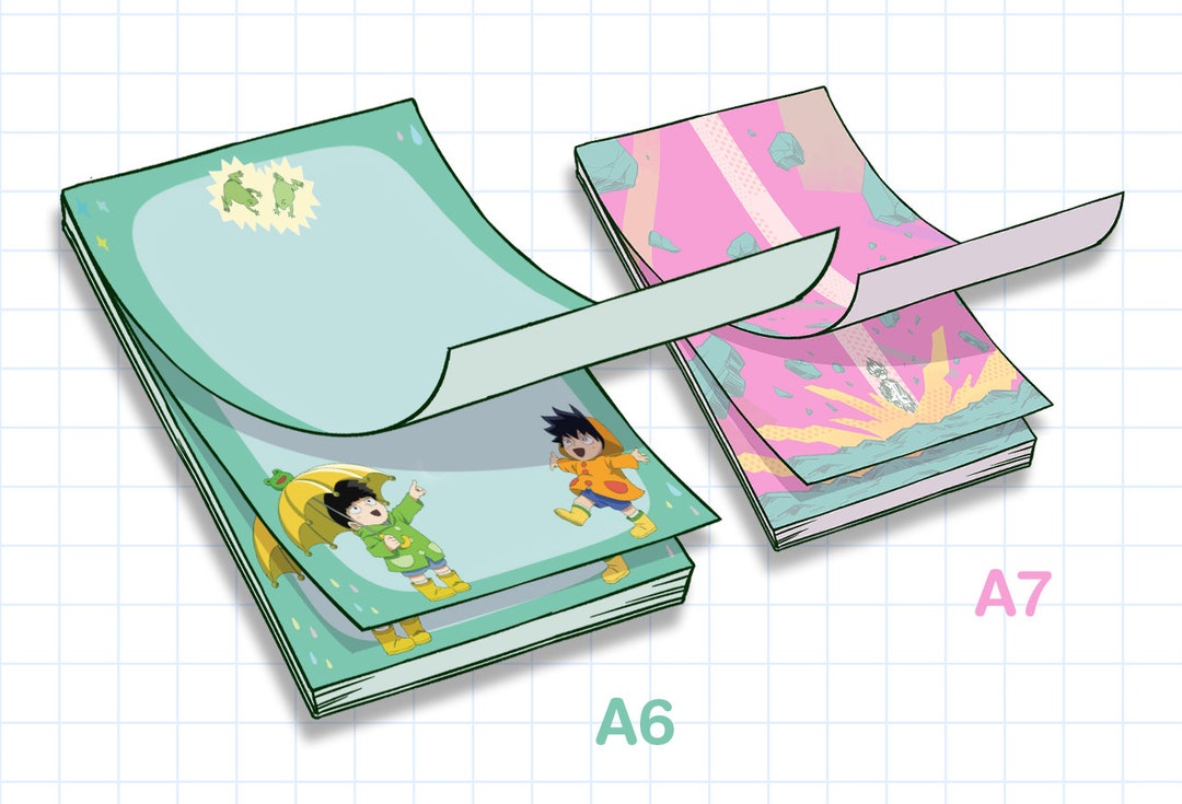 Explosion / Happy Brothers Notepad Writing Pad - Etsy