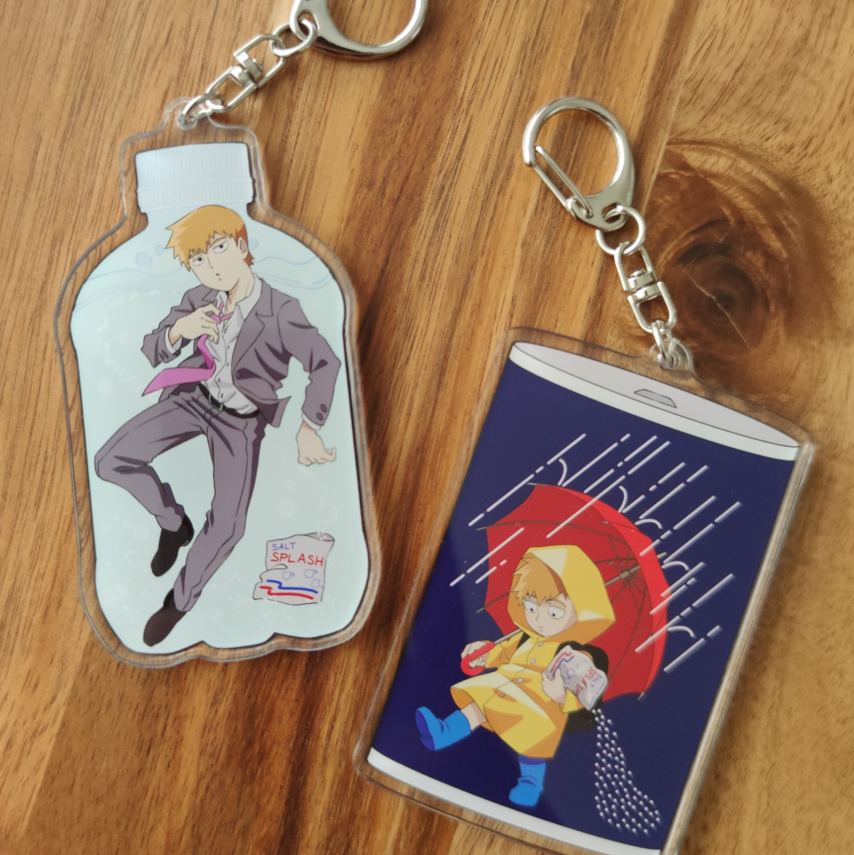 Niisan Noodles / Con Man Sweat / Con Man Salt Acrylic Charms / Mlem Boy ...