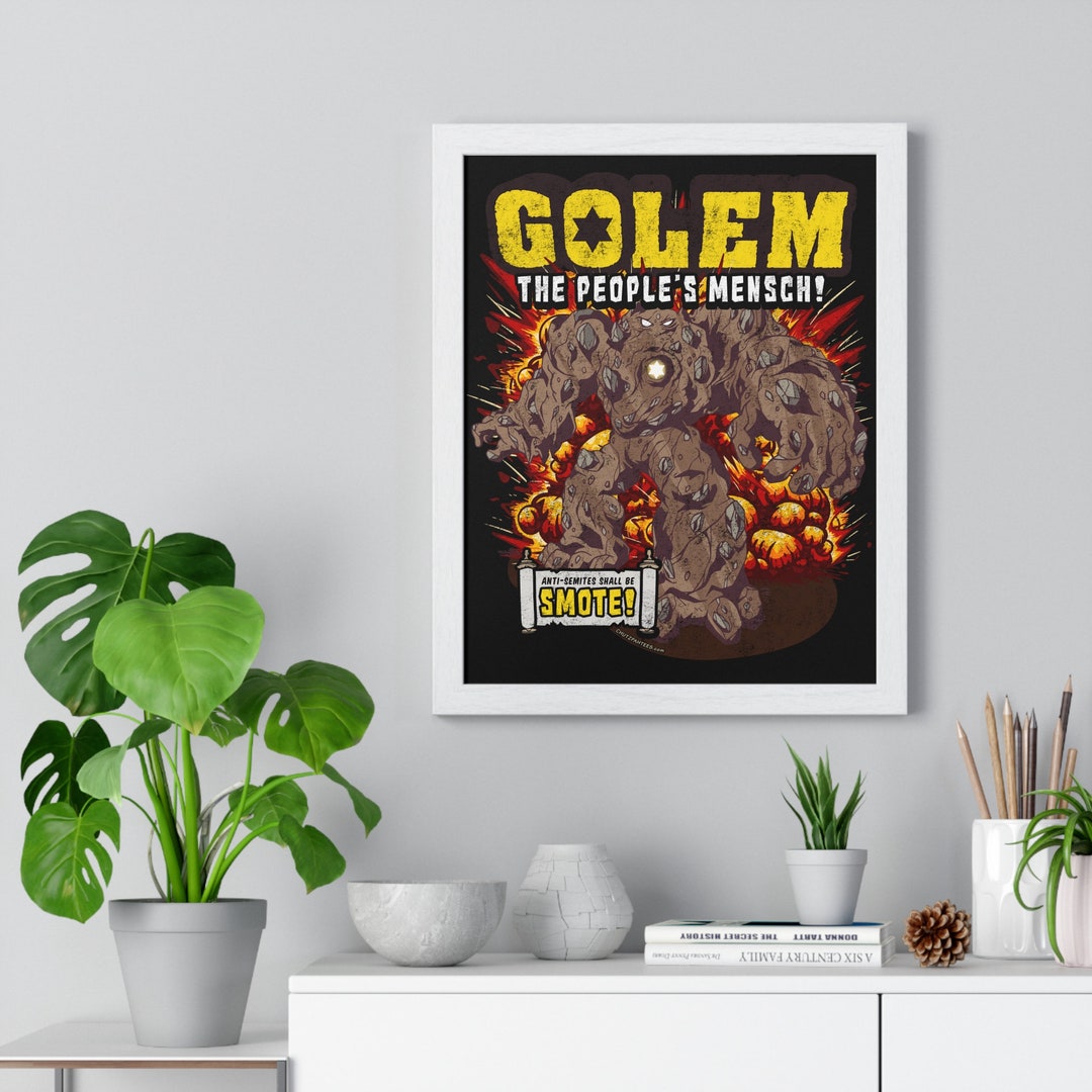 Comic Book Golem Hero Jewish Poster - Great Gift for Jewish Kids of All ...