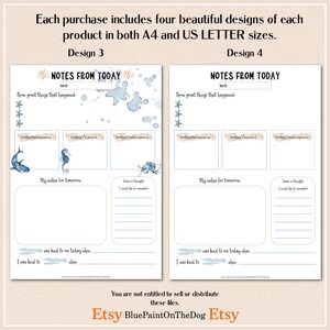 Printable Mindfulness Journal, Daily Reflection, Kids, Adults, Family ...