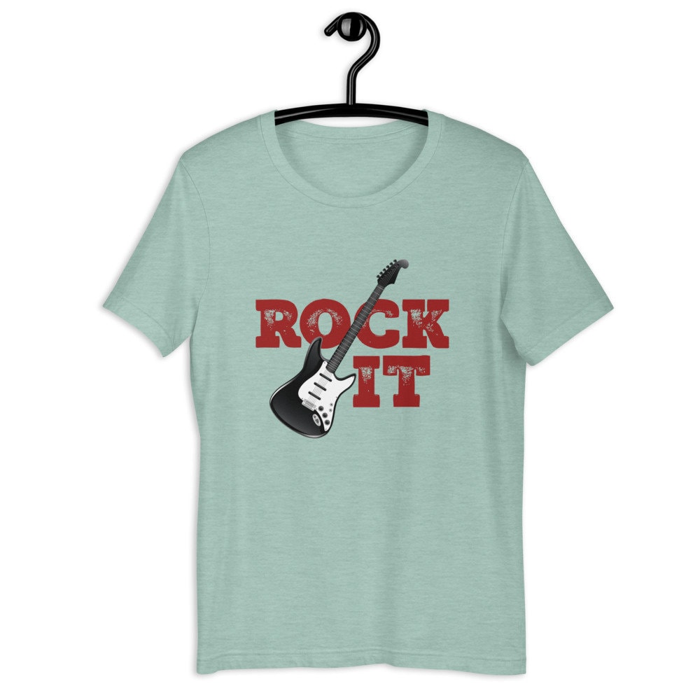 Rock It Guitar Guitar Shirt Guitarist Rock & Roll Rock - Etsy
