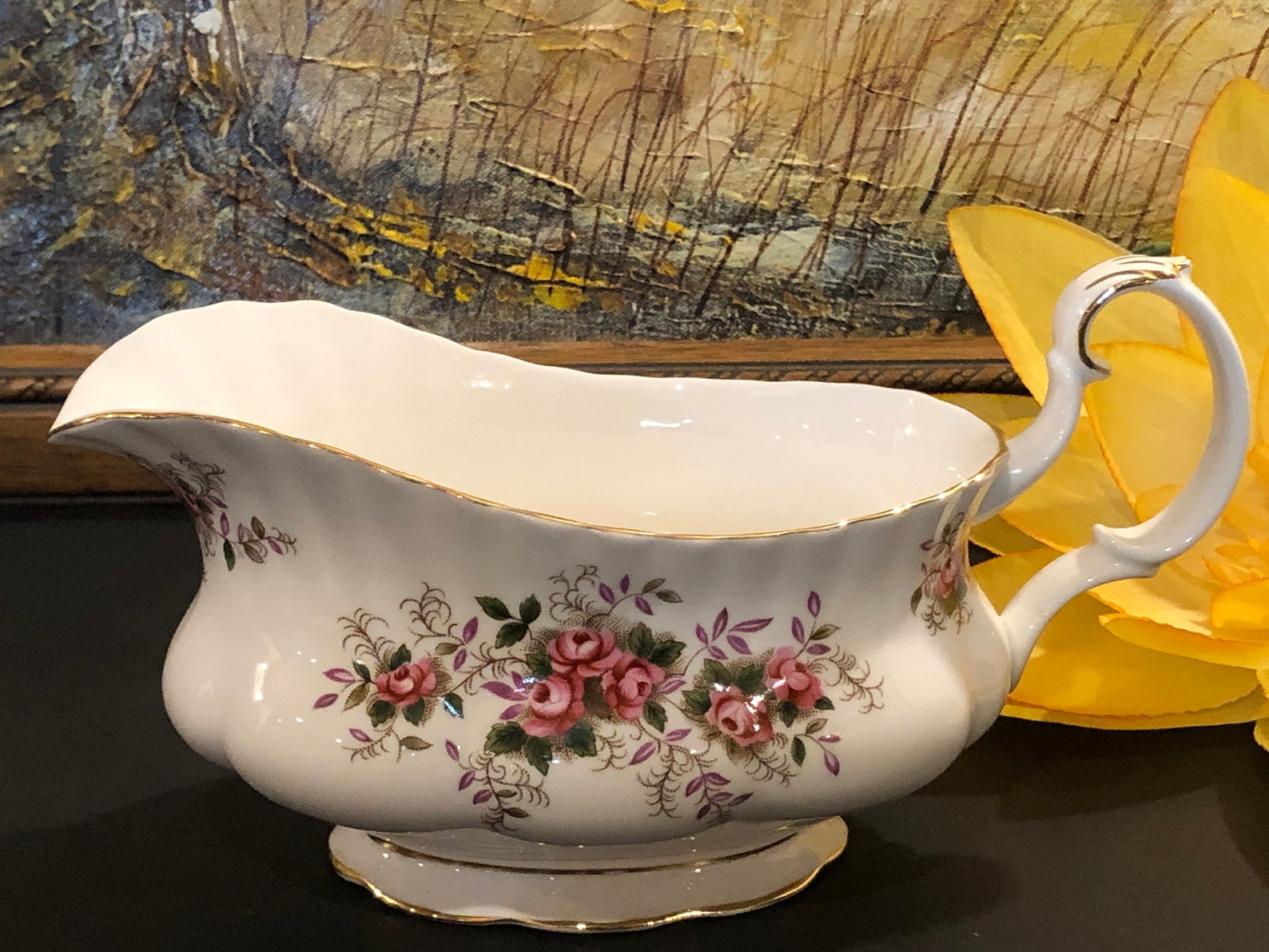 Vintage Royal Albert Tea Set Dinner Set, Lavender Rose, Bone China ...