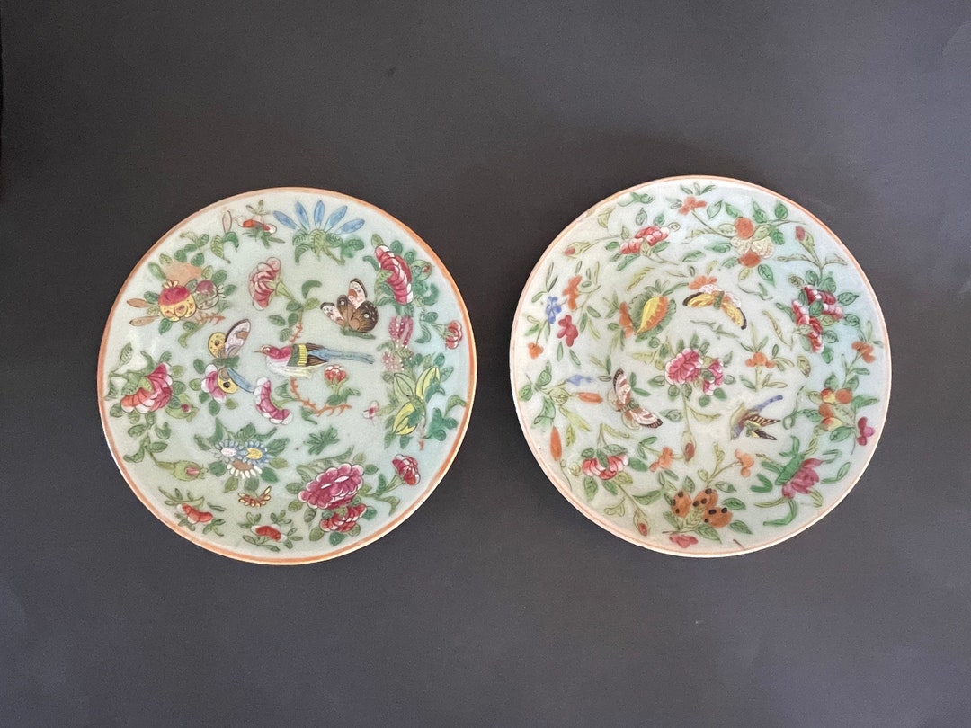 Antique Chinese Plates, Set of 2, Plates From Daoguang Qing Dynasty ...