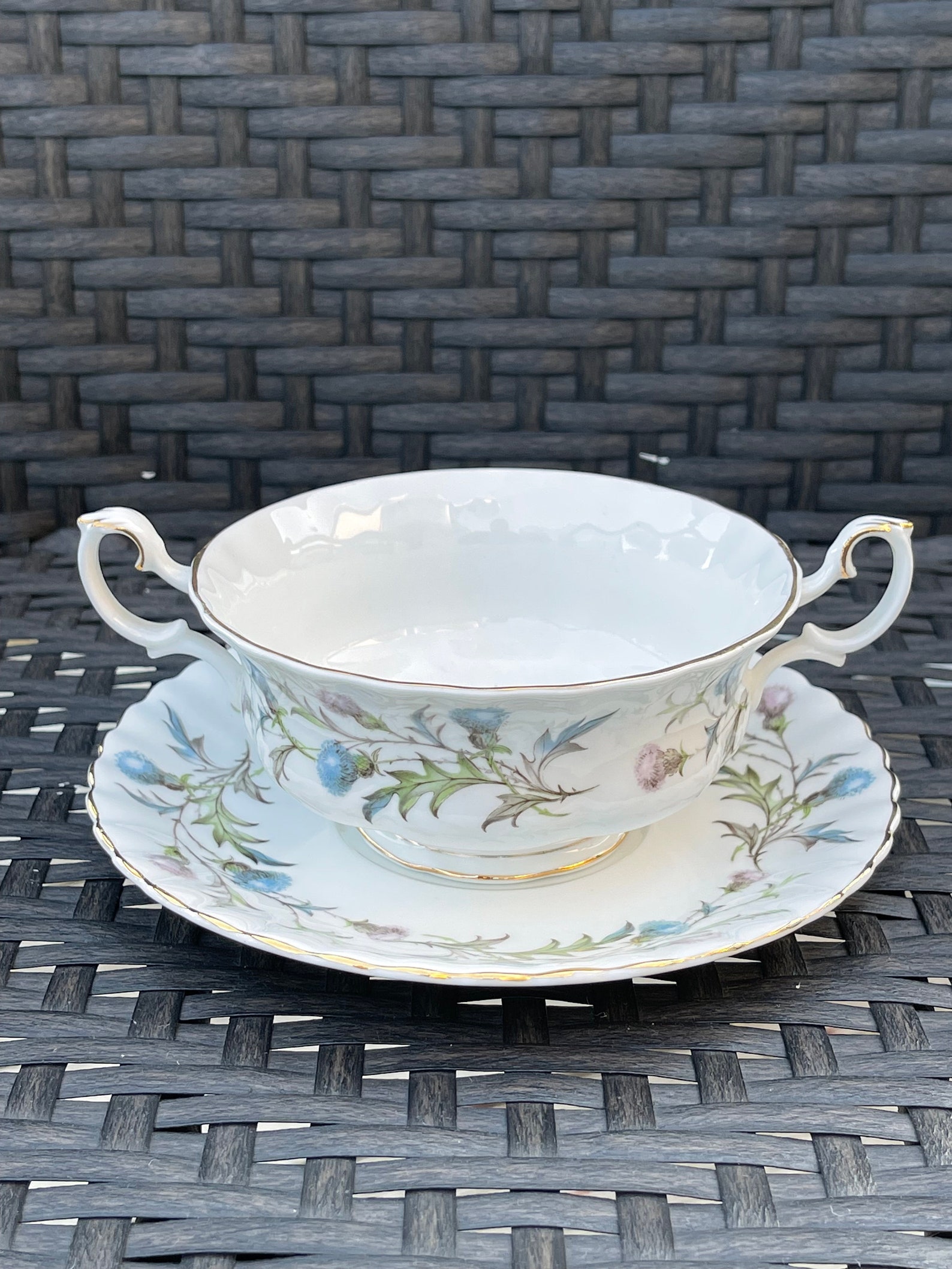 Vintage Royal Albert Tea Set Dinner Set Brigadoon Bone China - Etsy Canada