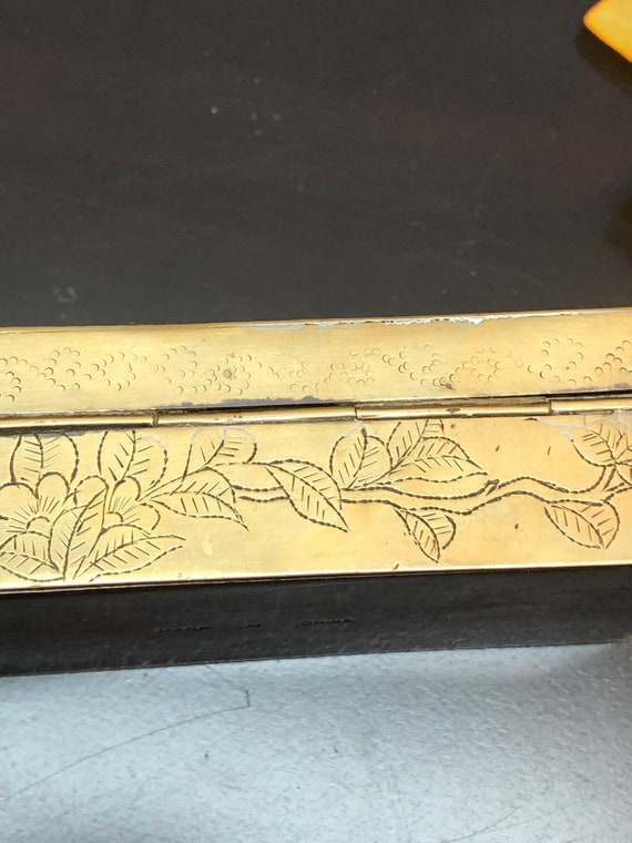 Antique Chinese Brass Box, Late Qing Dynasty, Hand Ma… - Gem