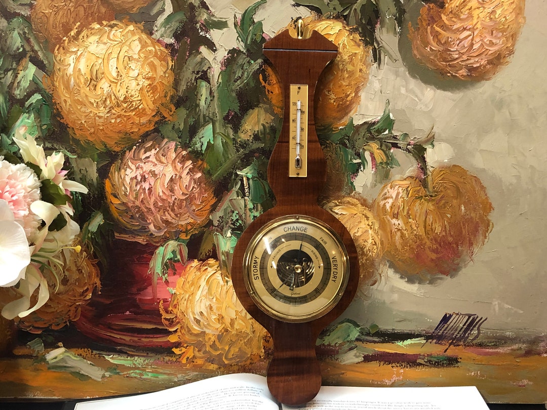 Vintage Weather Station, Made in Germany, Barometer Weather Station ...
