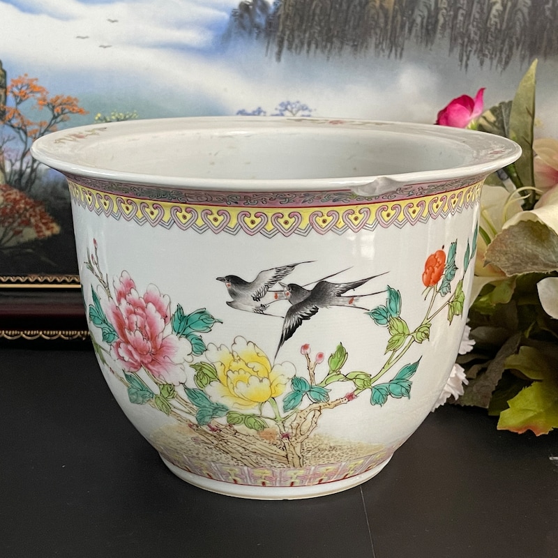 Chinese Pot Planter - Etsy