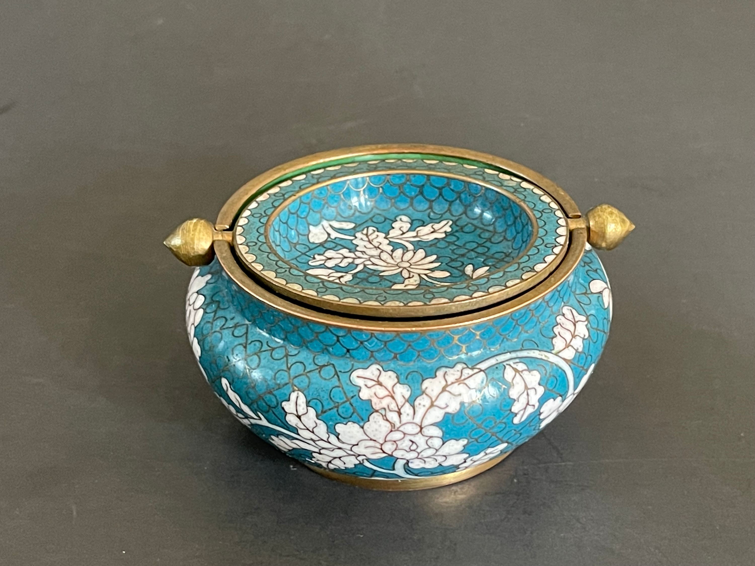 Antique Chinese Cloisonne Box With Lid Chinese Republic - Etsy