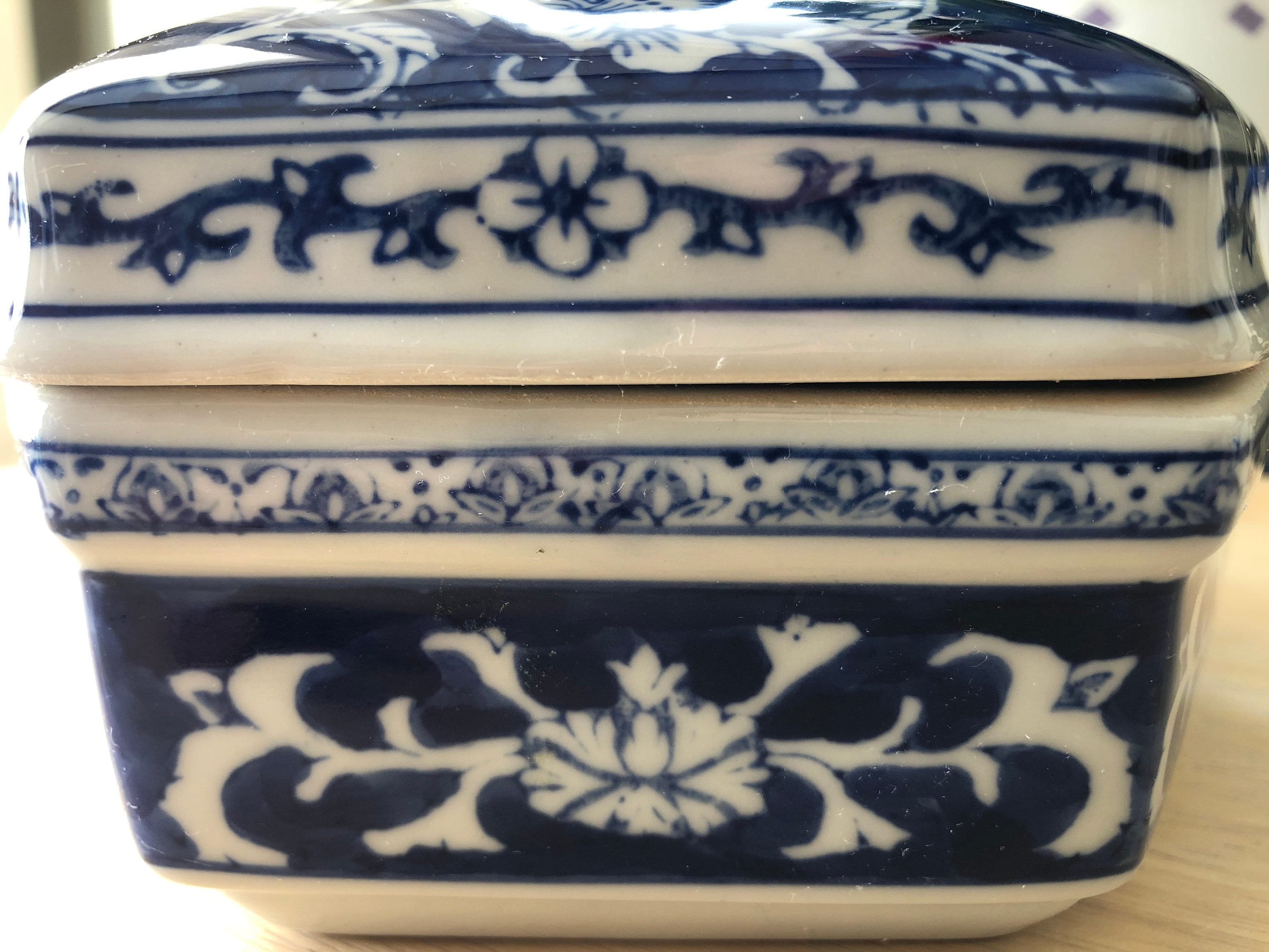 Vintage Chinese Box Antique Porcelain Ceramic Candy Box | Etsy