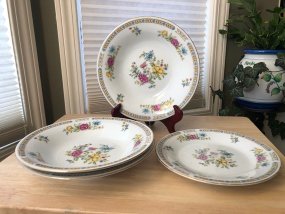 Liling China Vintage Plates Set of 4 Lunch Dinner Plates | Etsy Canada