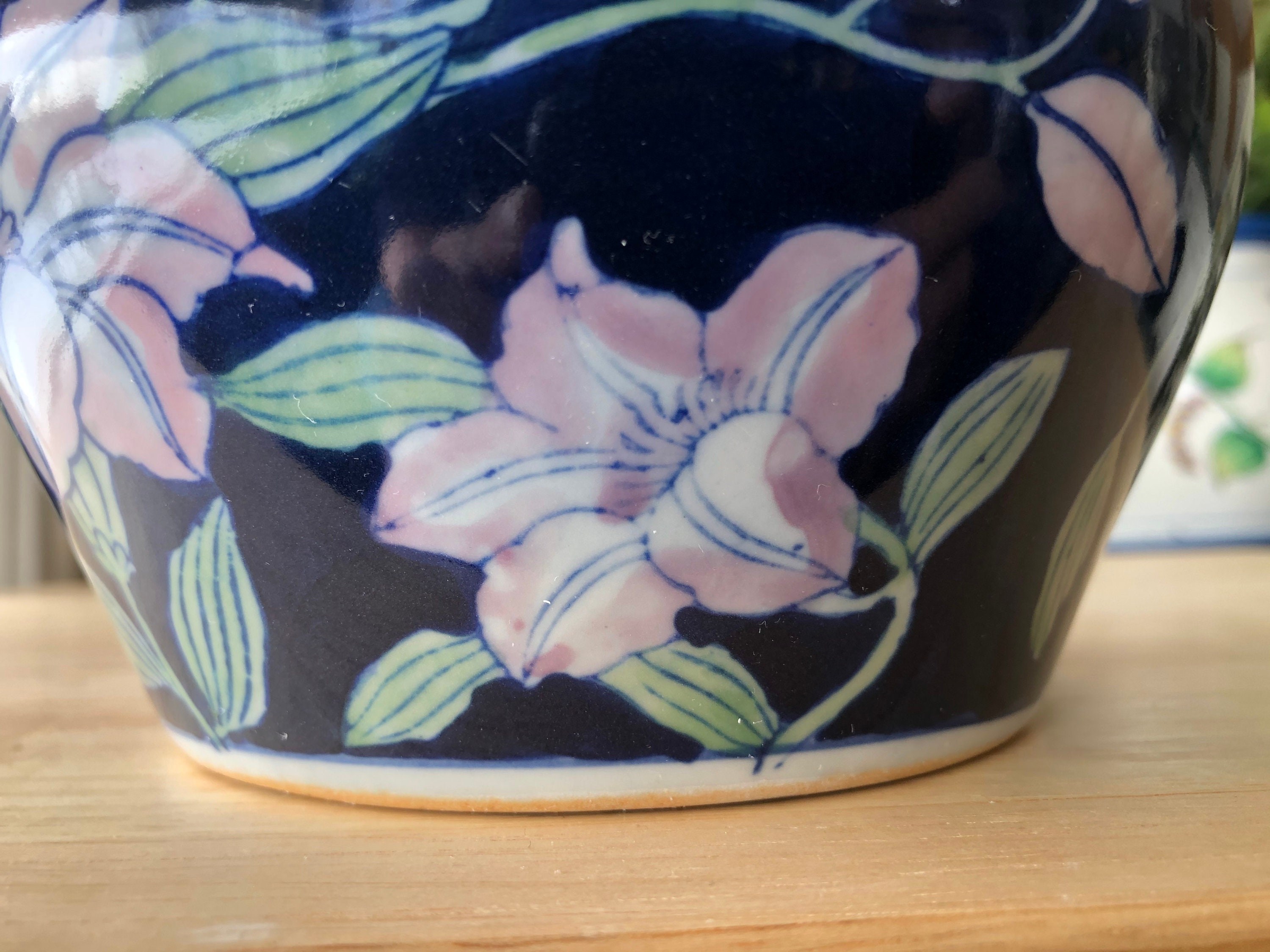 Vintage Chinese Bonsai Pots Set of 2 Antique Porcelain | Etsy