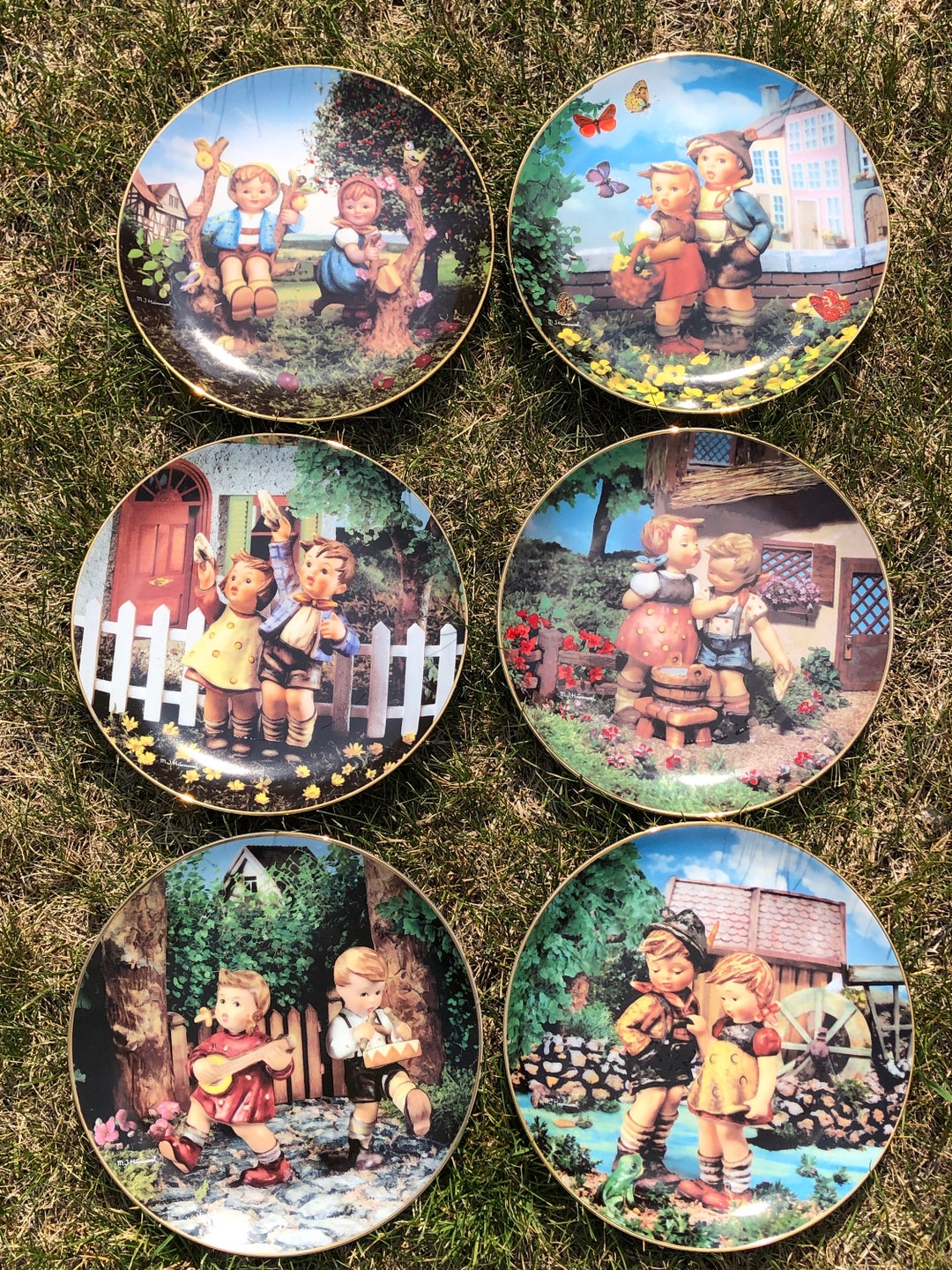 Hummel Plates, Set of 6, Vintage Limited Ed. Plates, Ceramic Wall ...