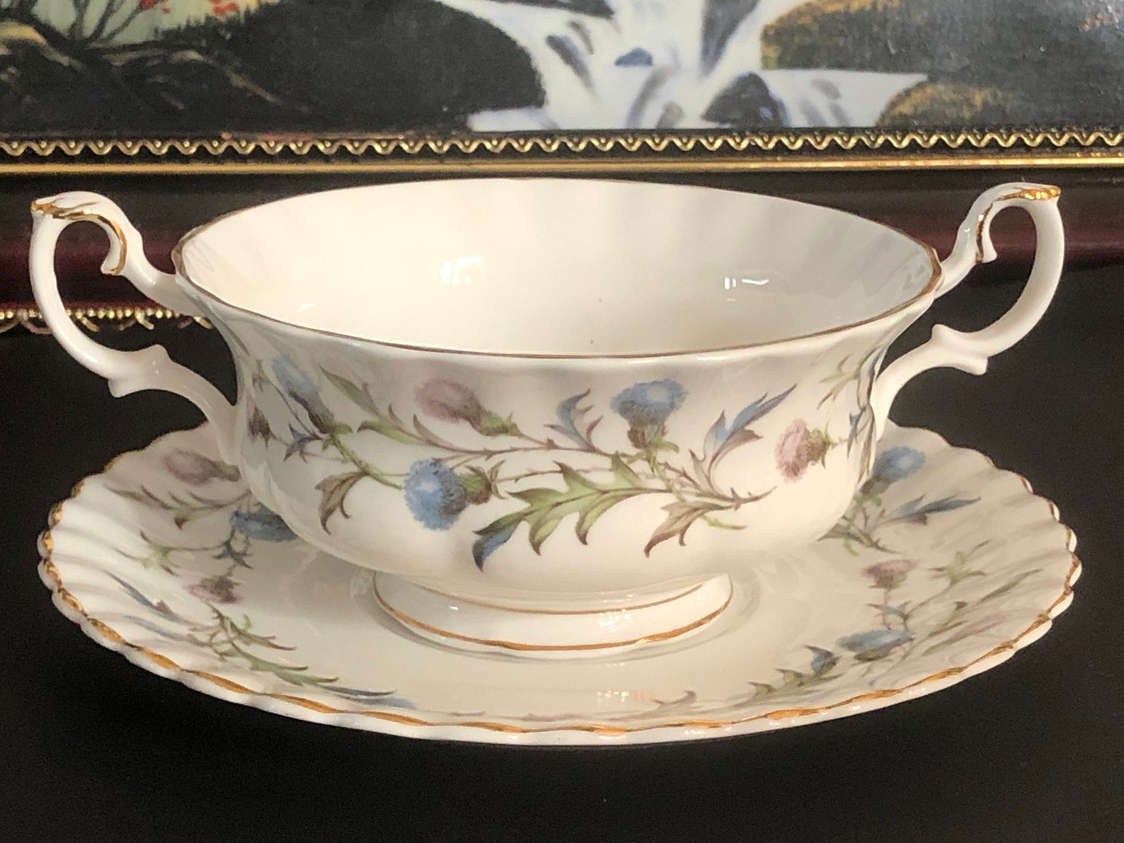 Vintage Royal Albert Tea Set Dinner Set Brigadoon Bone China - Etsy Canada