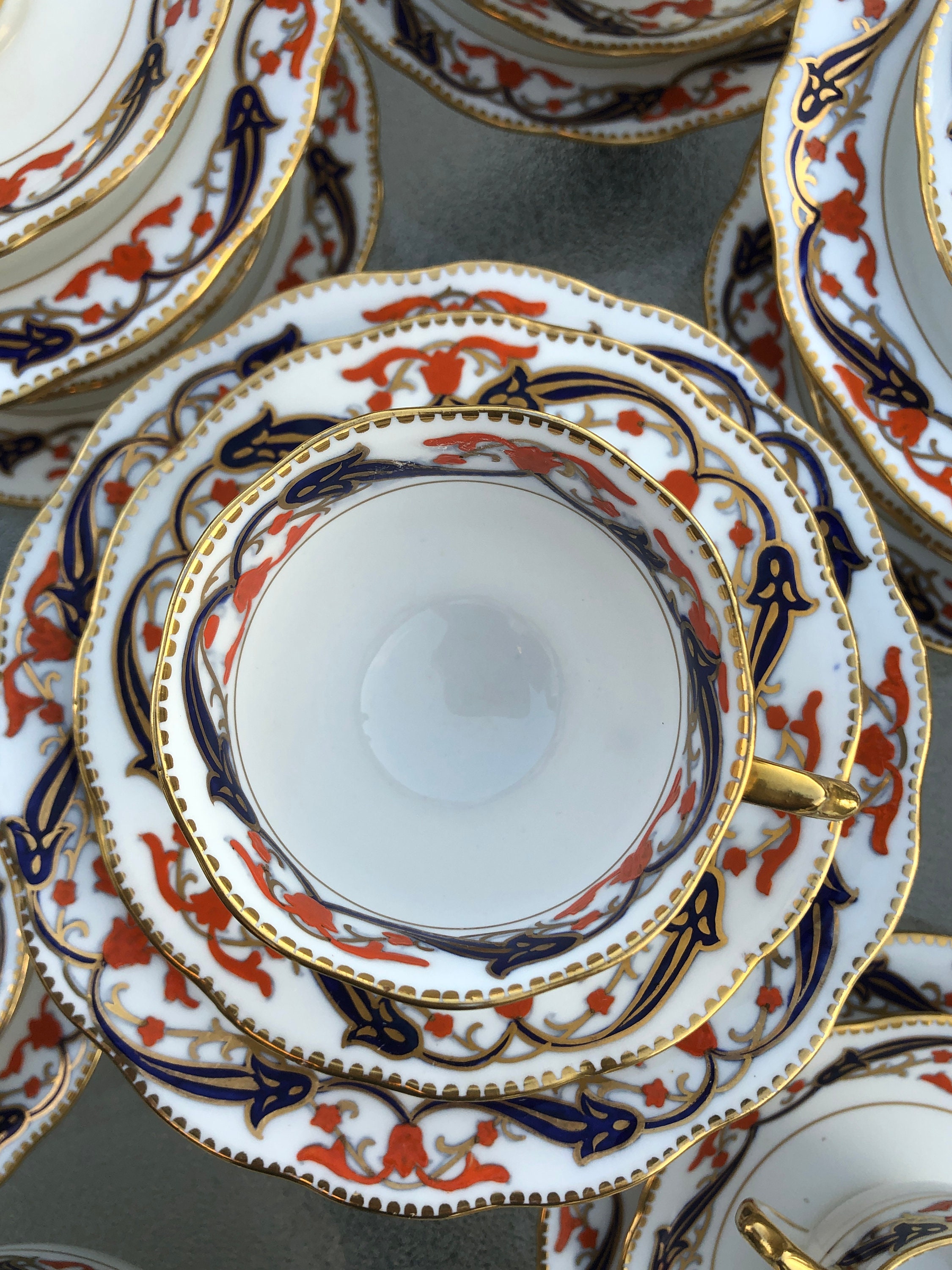 Vintage Royal Albert Tea Set Crown China Imran Style Hand - Etsy Canada