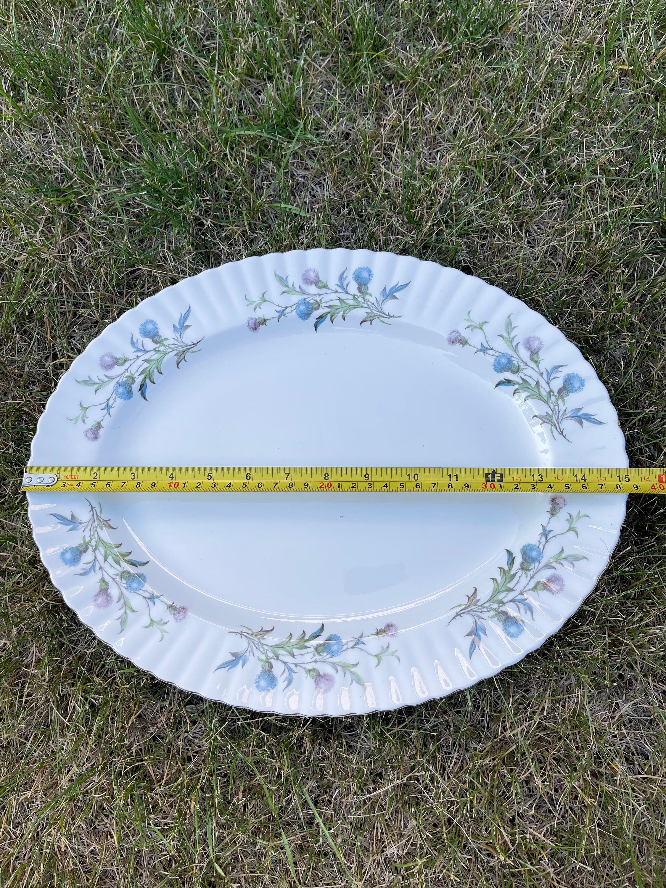 Vintage Royal Albert Brigadoon Tea Set, Bone China, Blue Floral, Gold ...