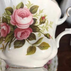 Royal Albert "june" Bone China Teacup and Saucer, Roses, Flower of the ...