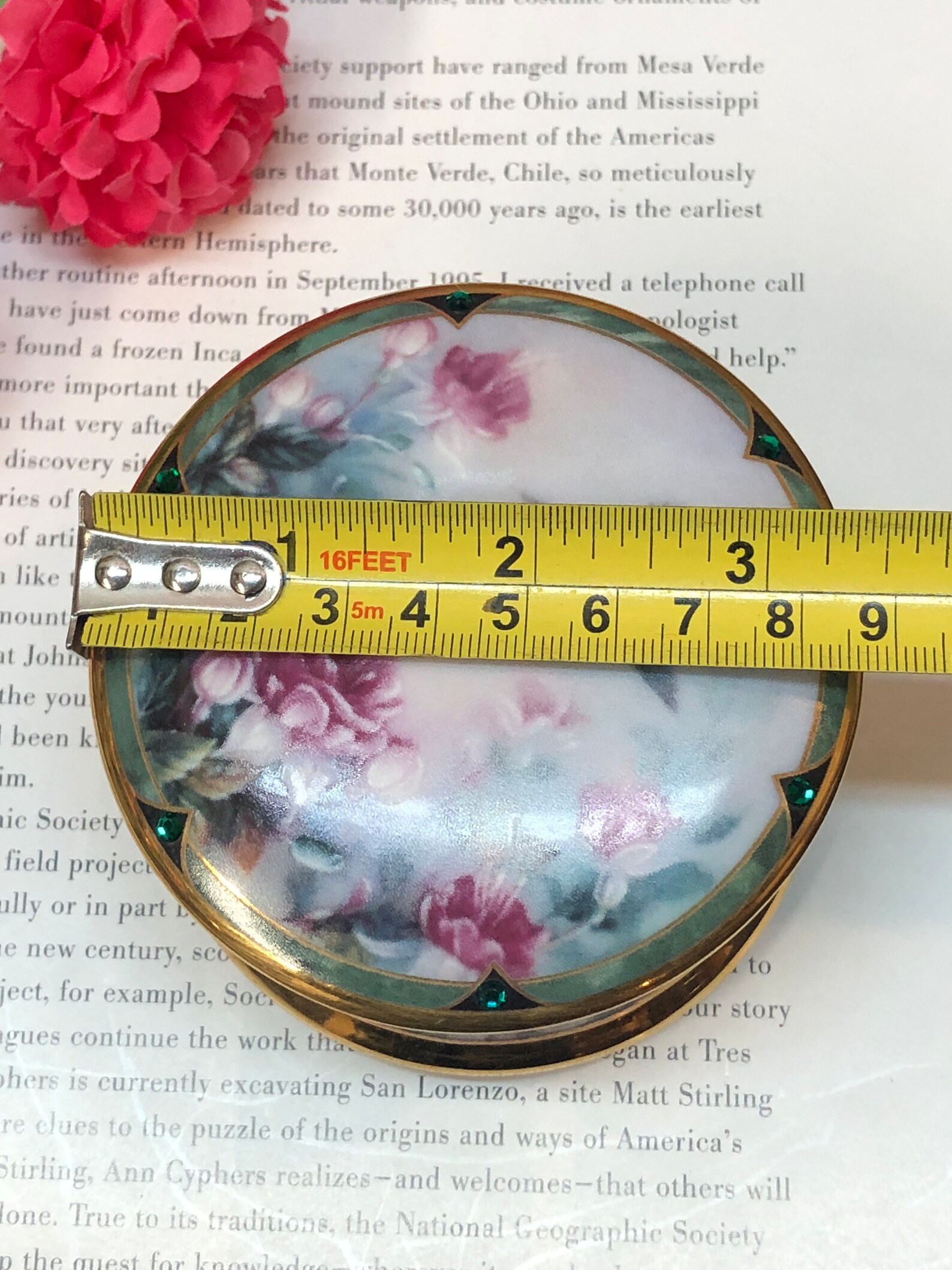 Vintage Lena Liu Ceramic Music Box, Flower Bird Decor - Etsy