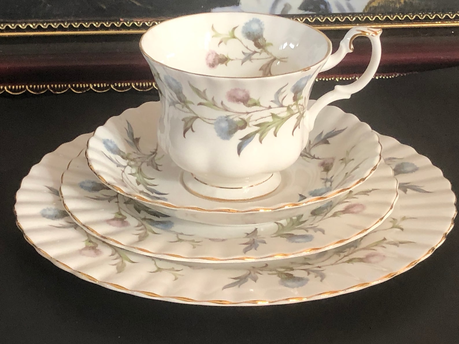 Vintage Royal Albert Tea Set Dinner Set Brigadoon Bone China - Etsy Canada