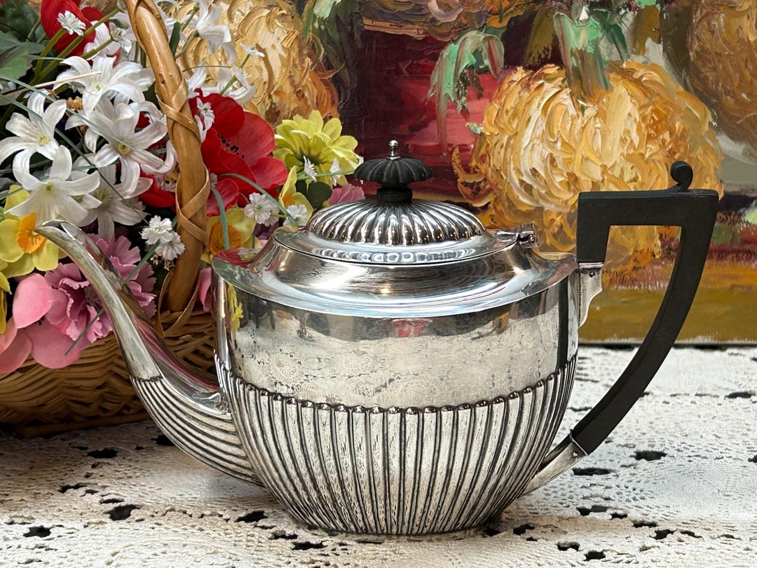 Vintage Silver Tea Pot, Sterling Mark Pot, Silver Coffee Pot, Birks ...