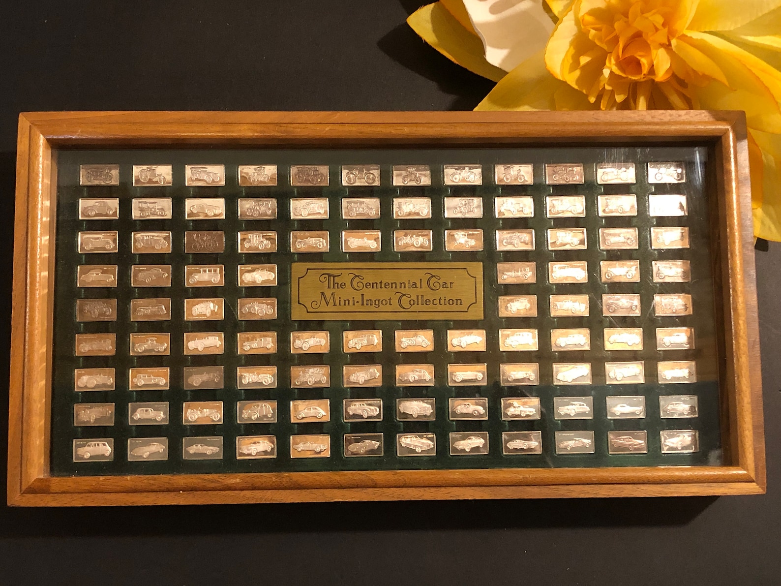 Franklin Mint Centennial Car 925 Silver Ingot Collection, 1976 With ...
