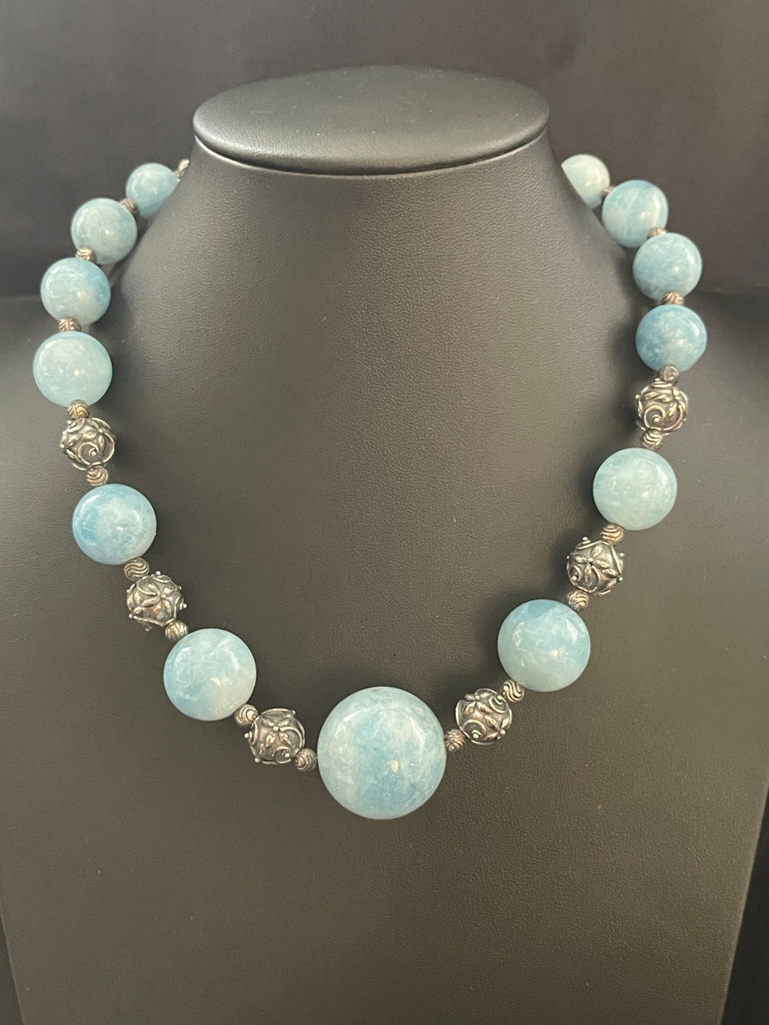 Rare Vintage John Beeman Jewelry Design Aquamarine and Silver - Etsy