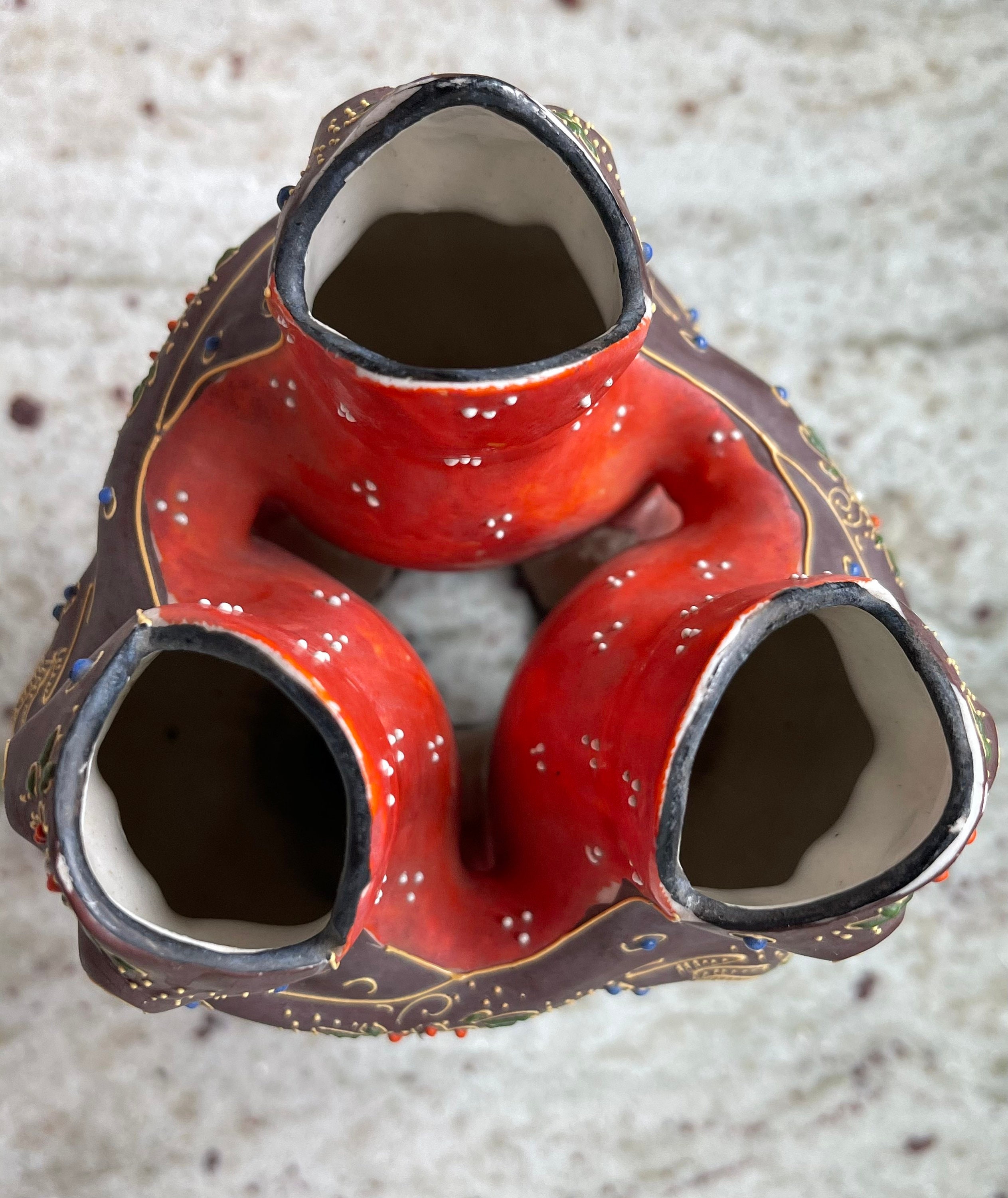 Antique Japanese Three Dancing Frogs Spill Vase 1920s - Etsy