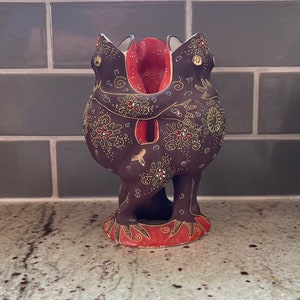 Antique Japanese Three Dancing Frogs Spill Vase 1920s - Etsy