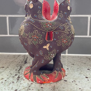 Antique Japanese Three Dancing Frogs Spill Vase 1920s - Etsy