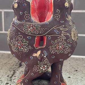 Antique Japanese Three Dancing Frogs Spill Vase 1920s - Etsy