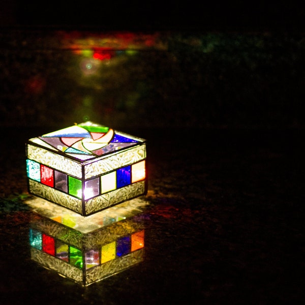 Stained Glass Box - Etsy