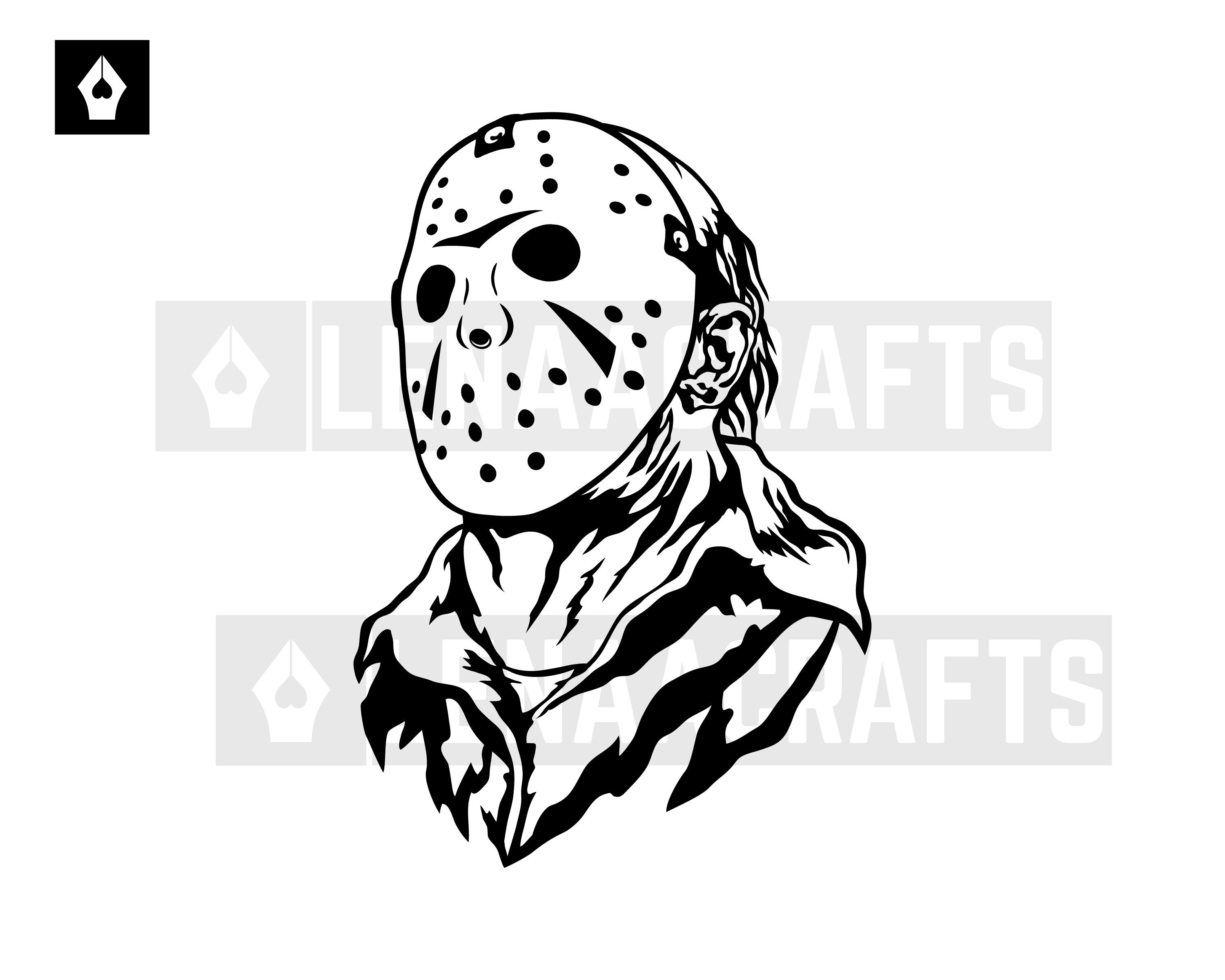 Jason Voorhees Digital File Download Friday 13th Horror Etsy