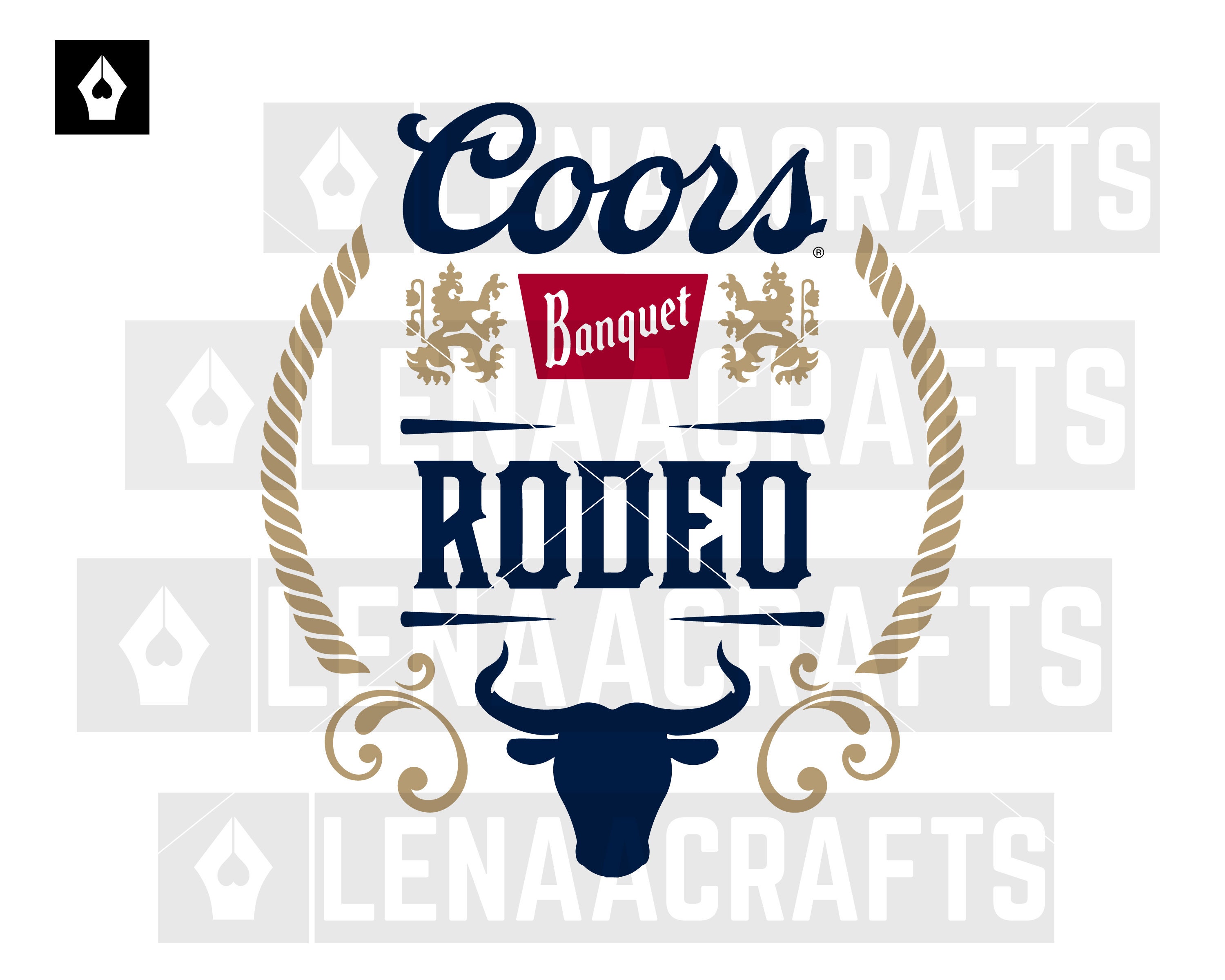 Coors Rodeo Banquet svg png for Cricut coors logo Cut Files | Etsy