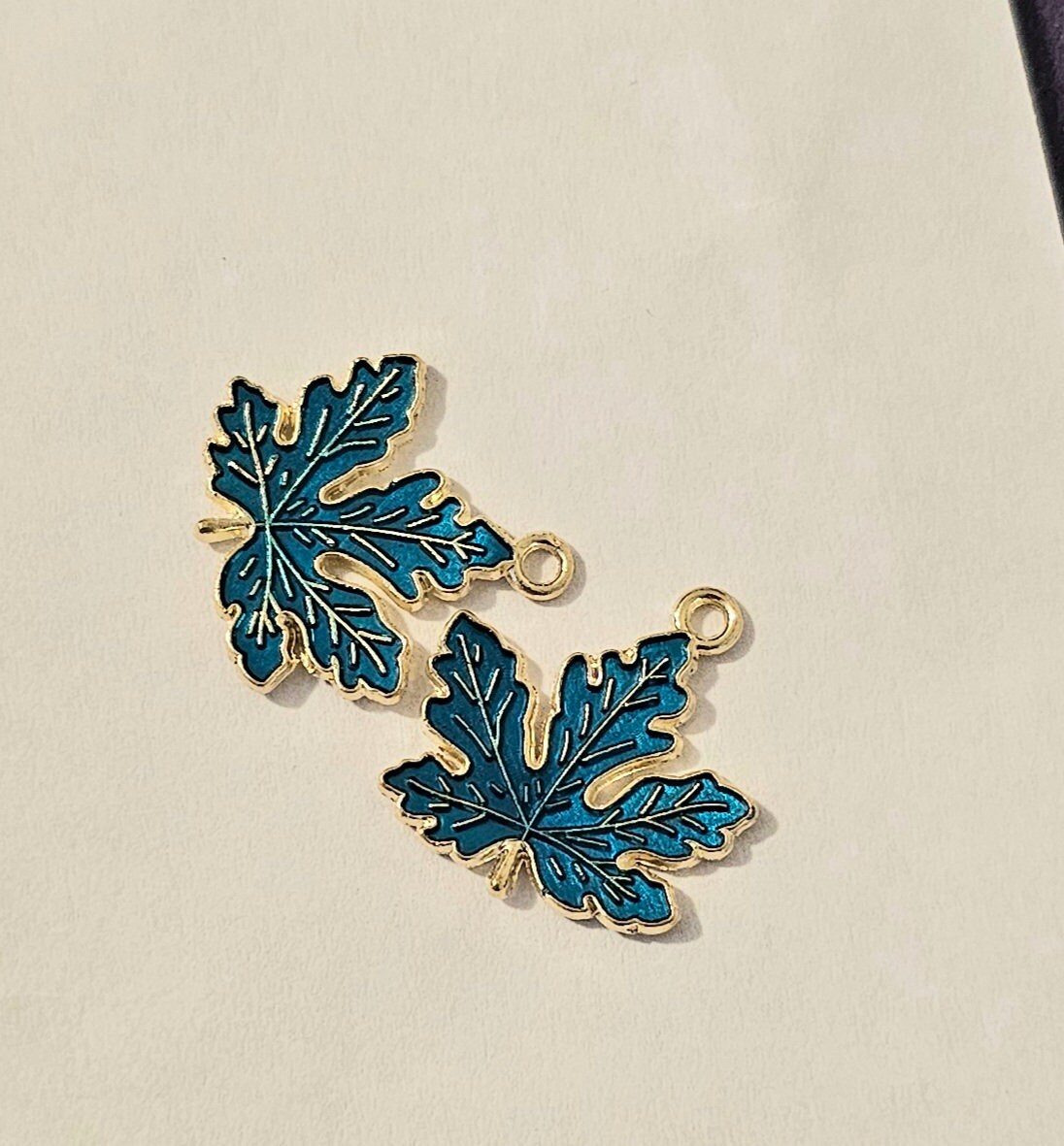 Fall Harvest Colorful Leaves Cute Charms - Etsy