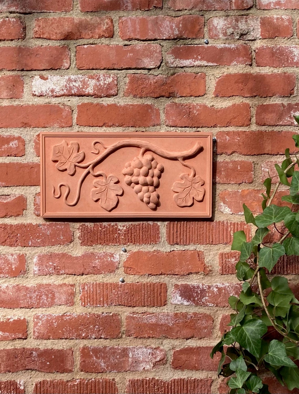 Grape Vine Tiles, Wall Sculptures for Patios, Gate Ways, Courtyards and ...