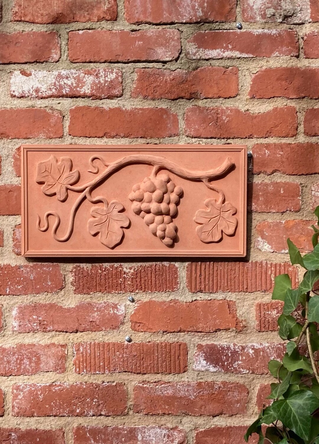 Grape Vine Tiles, Wall Sculptures for Patios, Gate Ways, Courtyards and ...