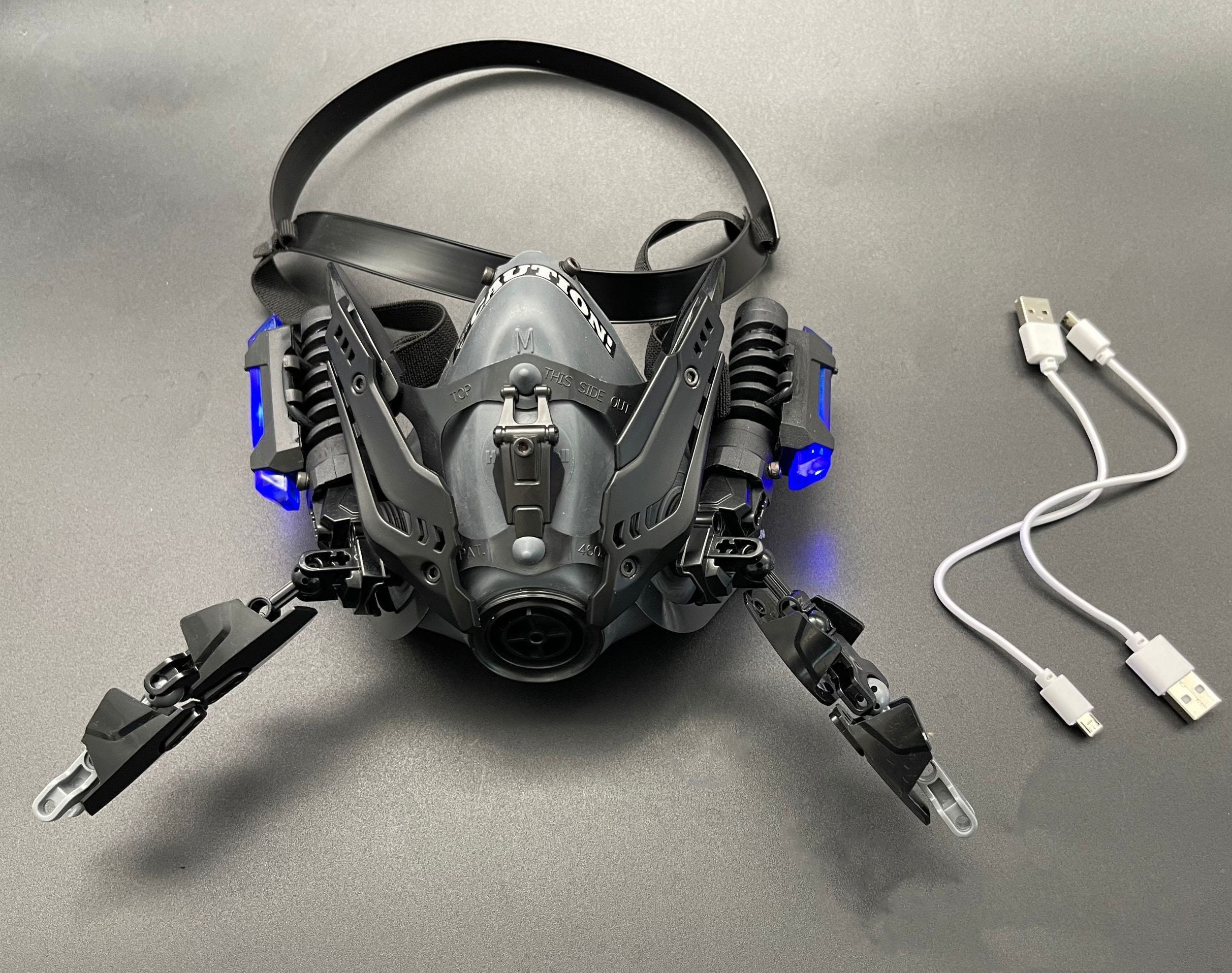 Cyberpunk 2077 Cyberpunk mask LED MASK Dj Mask Steampunk mask | Etsy