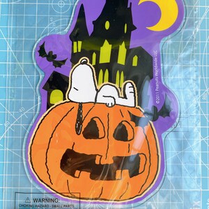 Halloween Window Cling, Penauts Snoopy Window Decal, Snoopy Window ...