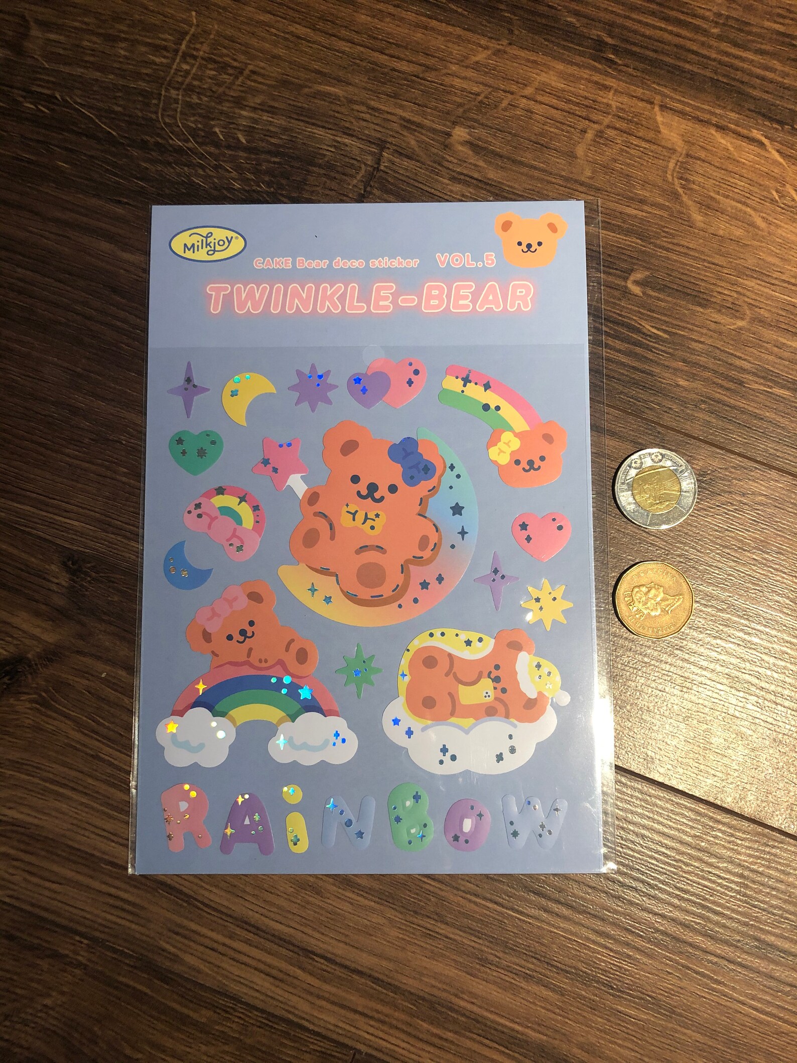 Milkjoy Bear Stickers Glitter Waterproof Laptop Stickers - Etsy