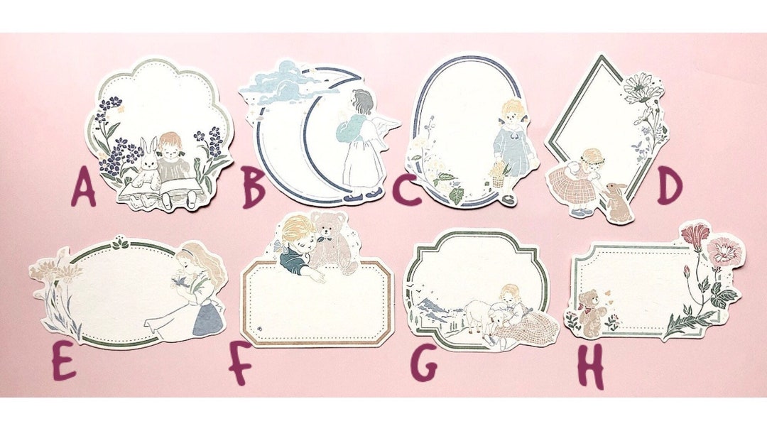 30 Pcs Vintage Fairy Tale Message Cards, Note Cards, Letter Paper 便箋 ...