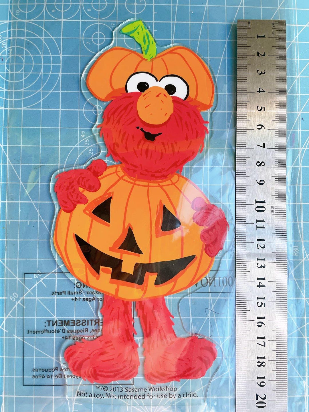 Sesame Street Halloween Window Cling, Elmo Halloween Gel Window Decals ...