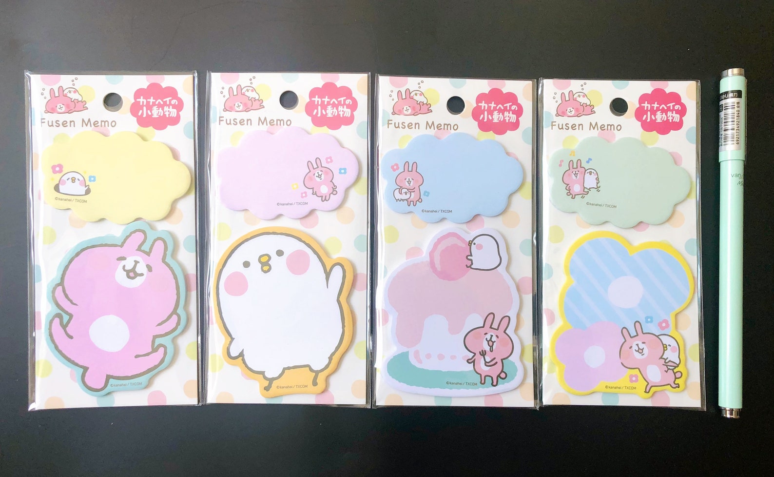 Kanahei Piske & Usagi Bunny Notepad, Kanahei Bunny Sticky Notes ...