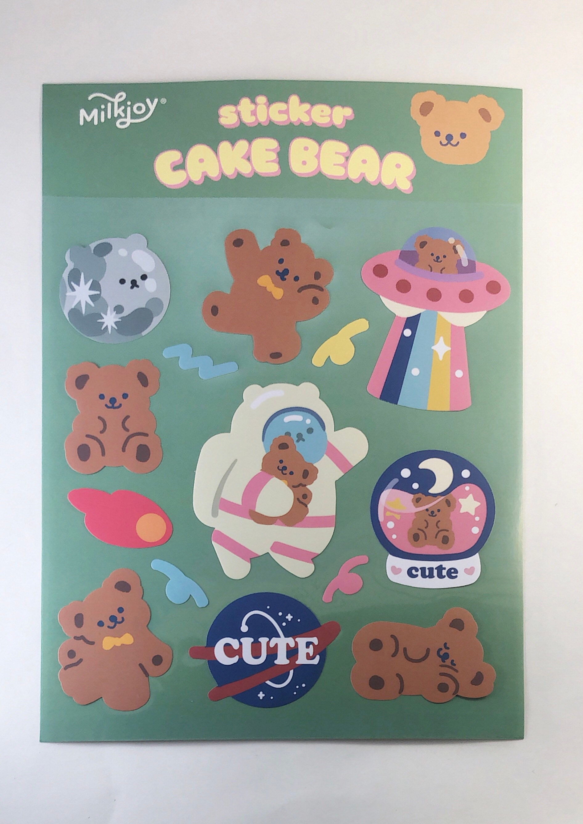 Milkjoy Bear Stickers Waterproof Laptop Decals Mobile - Etsy