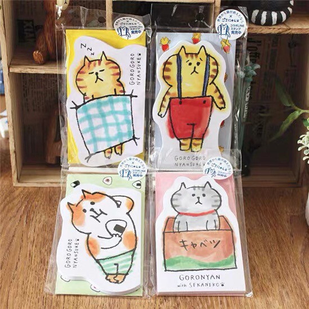 Gorogoro Nyansuke, Goro Cats Memos, Cats Message Cards, Cats Notepads ...